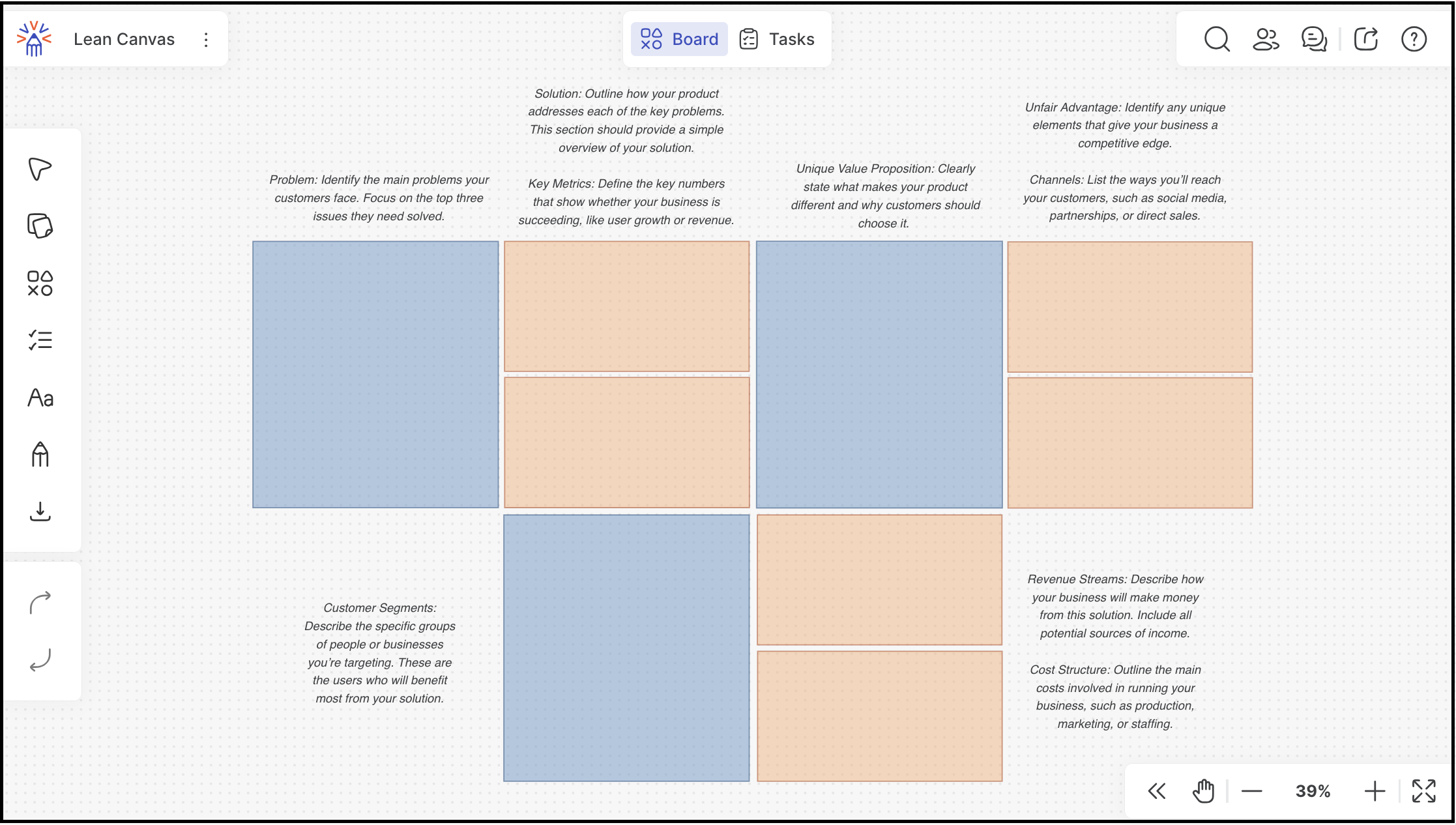 Lean Canvas Brainstorm