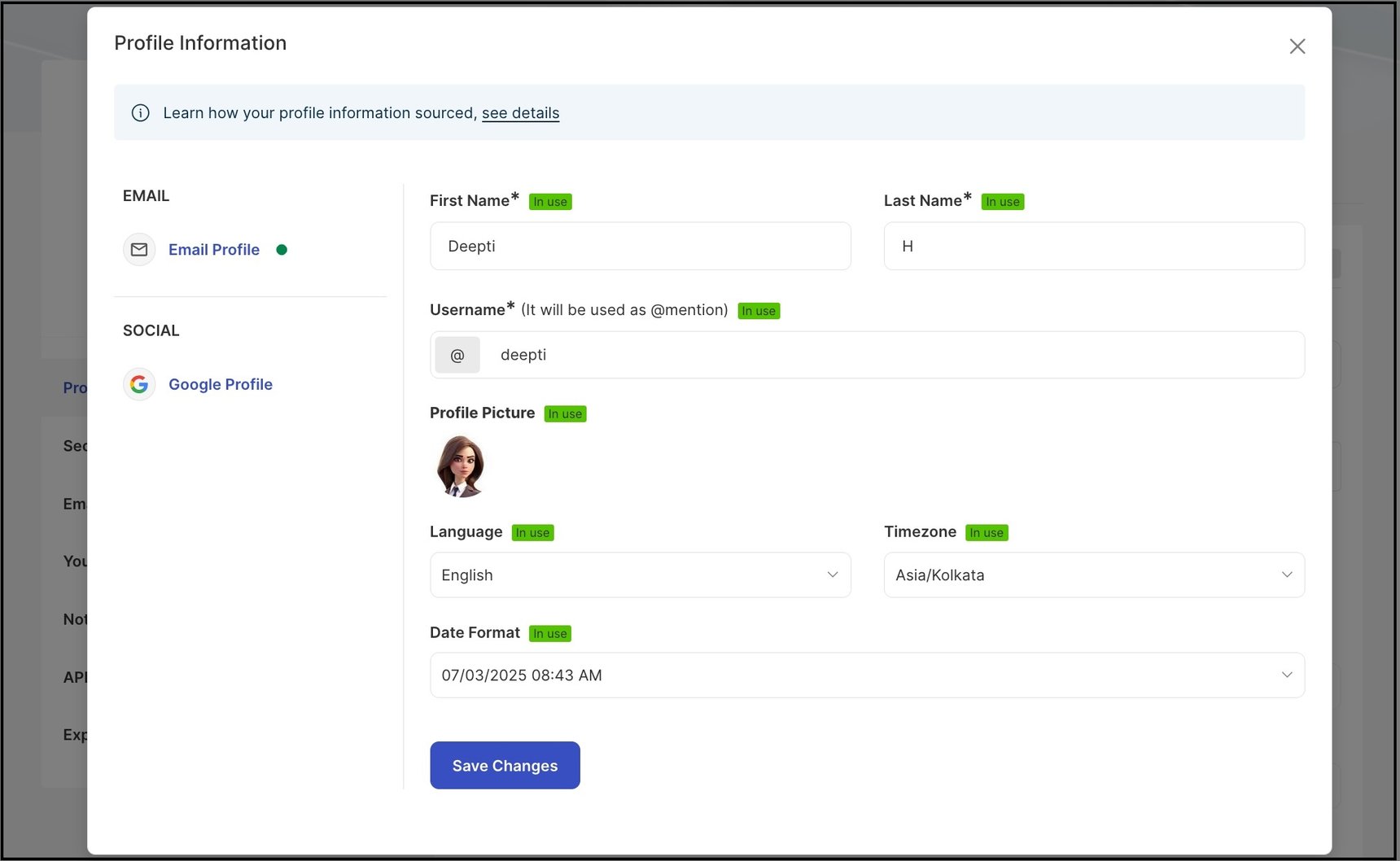Profile Source